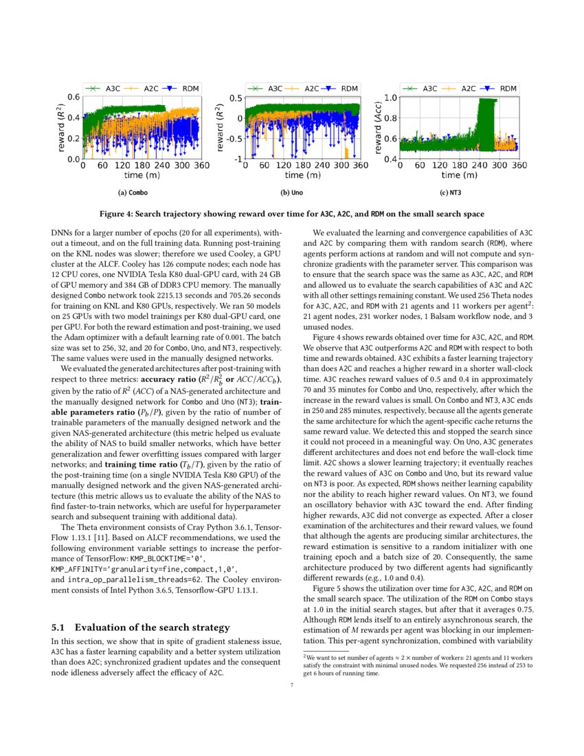 Scalable Reinforcement Learning Based Neural Architecture Search For