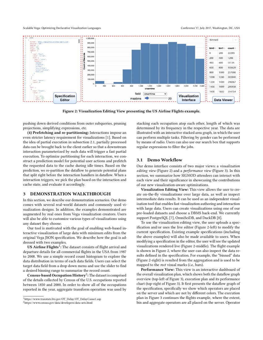 Demonstration of VegaPlus: Optimizing Declarative Visualization Languages | DeepAI