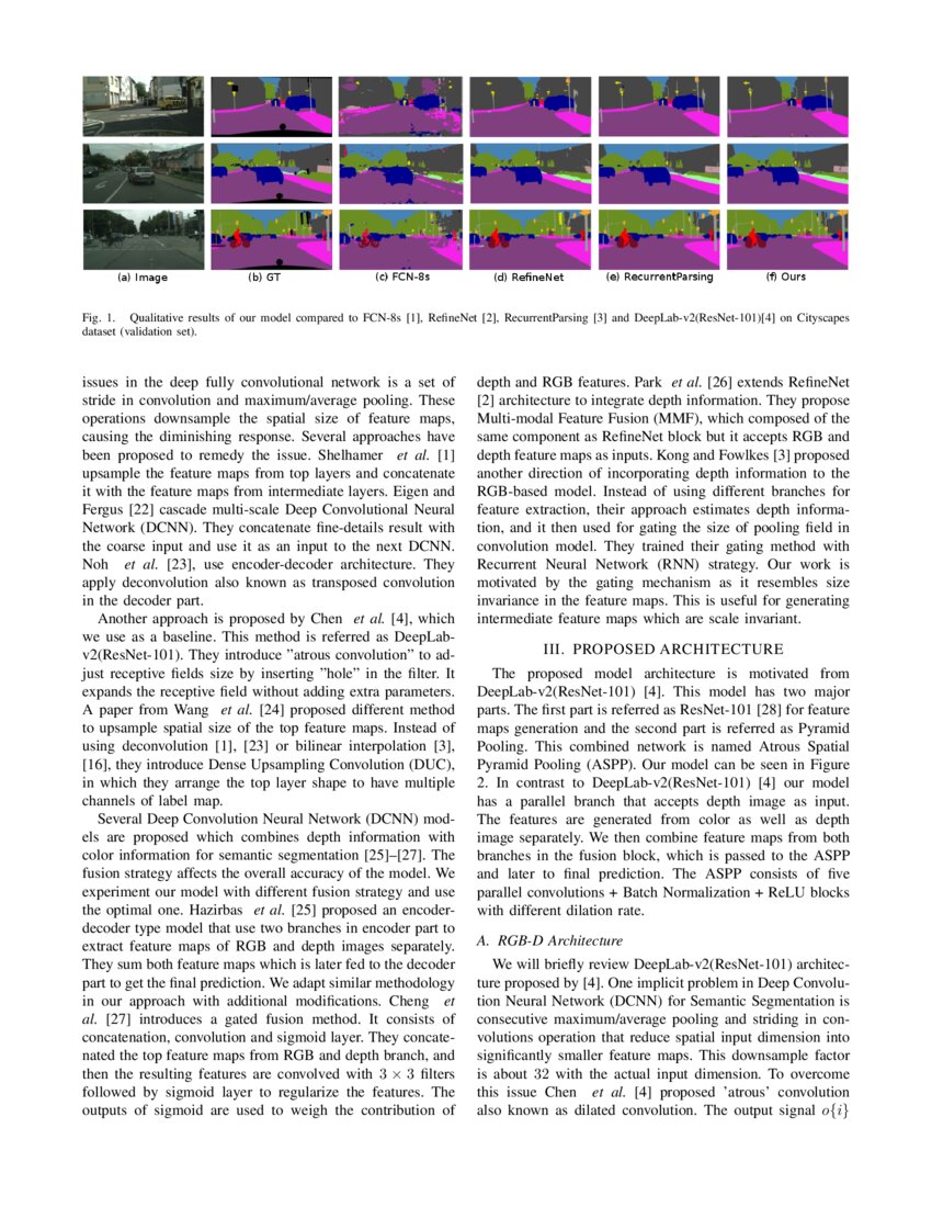 Scale Invariant Semantic Segmentation with RGB-D Fusion | DeepAI