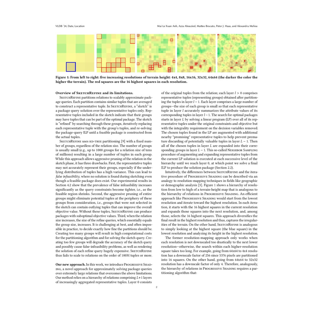 Scaling Package Queries To A Billion Tuples Via Hierarchical Partitioning And Customized