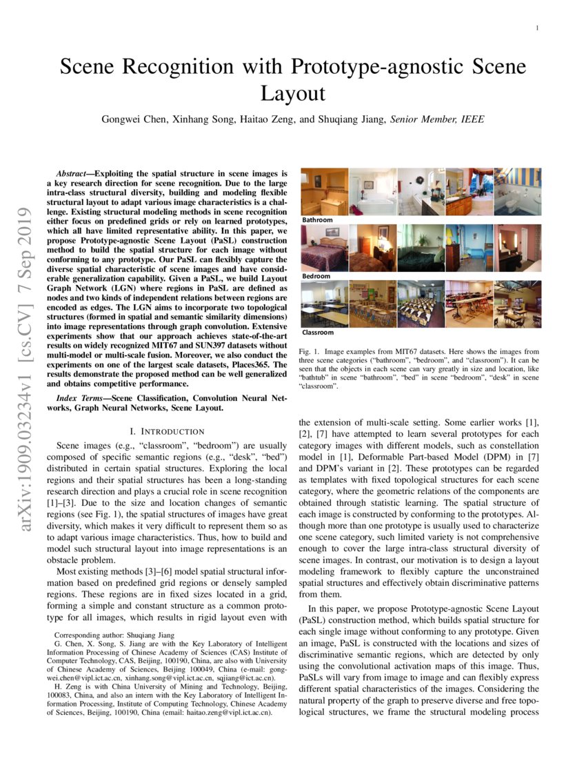 Scene Recognition with Prototype-agnostic Scene Layout | DeepAI