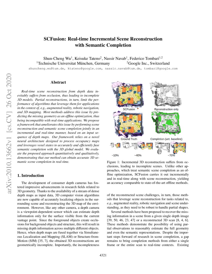 SCFusion: Real-time Incremental Scene Reconstruction with Semantic ...
