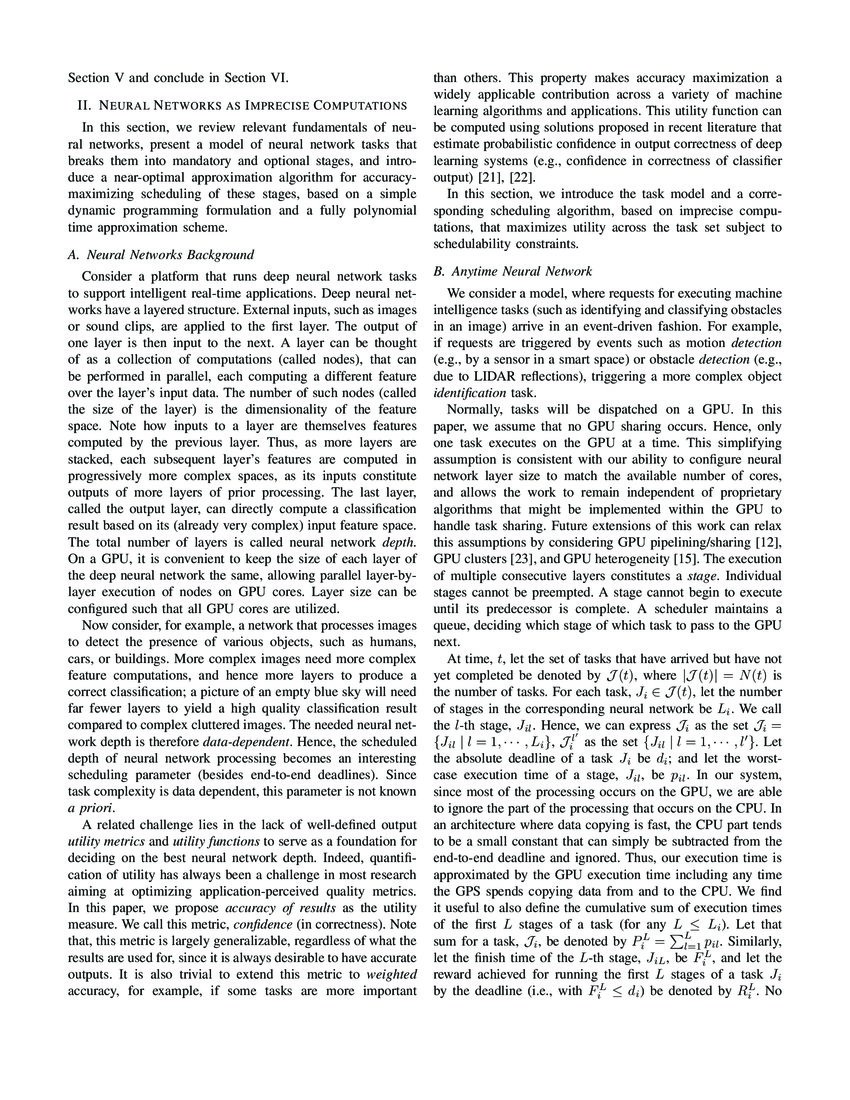 Scheduling Real Time Deep Learning Services As Imprecise Computations Deepai 