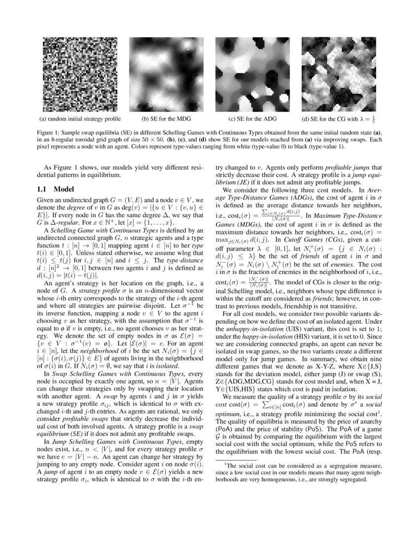 Schelling Games with Continuous Types | DeepAI