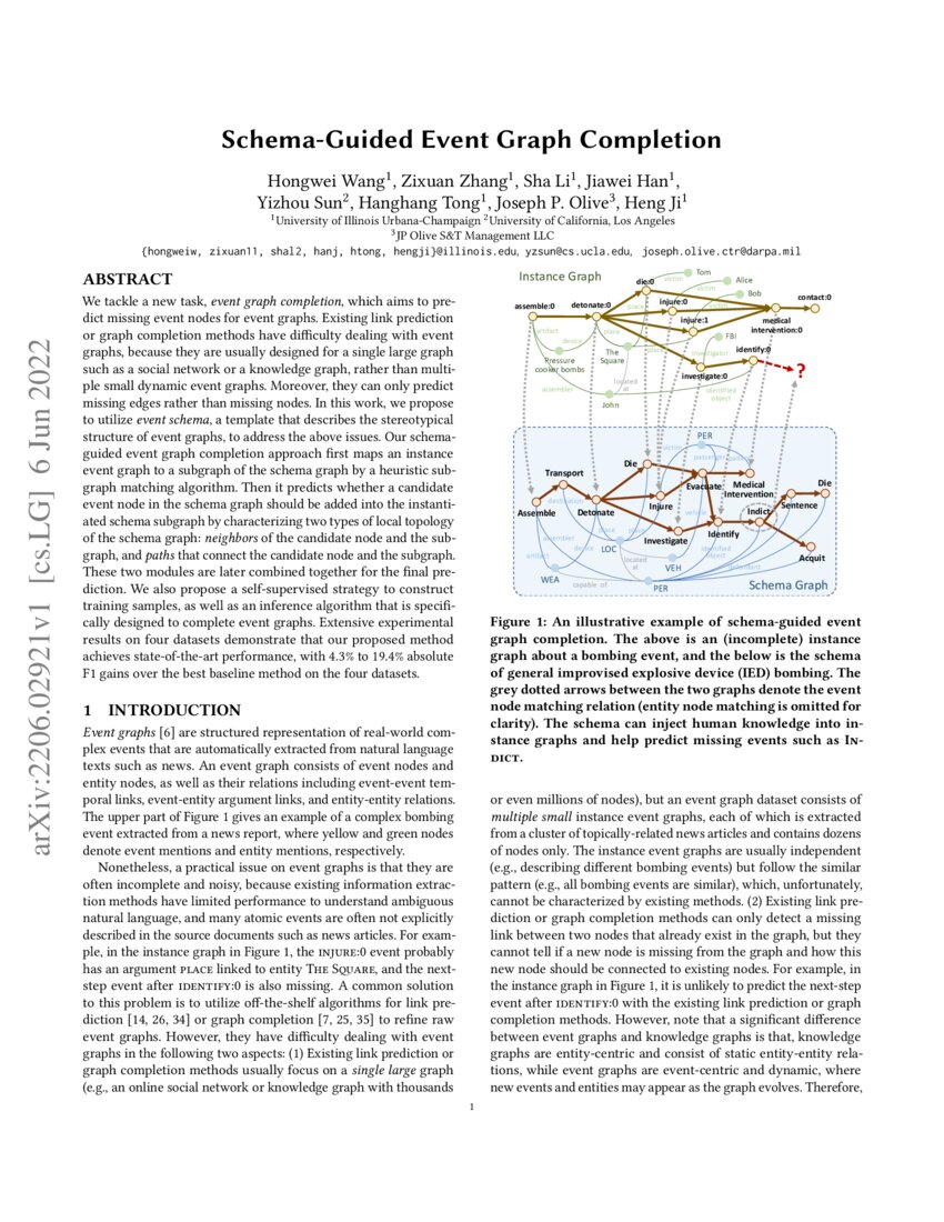 Schema-Guided Event Graph Completion | DeepAI