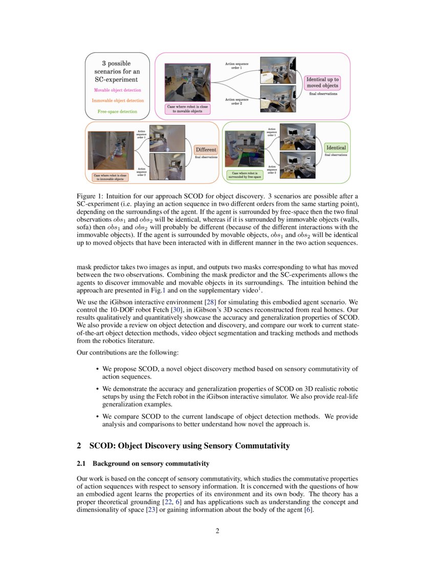 Scod Active Object Detection For Embodied Agents Using Sensory