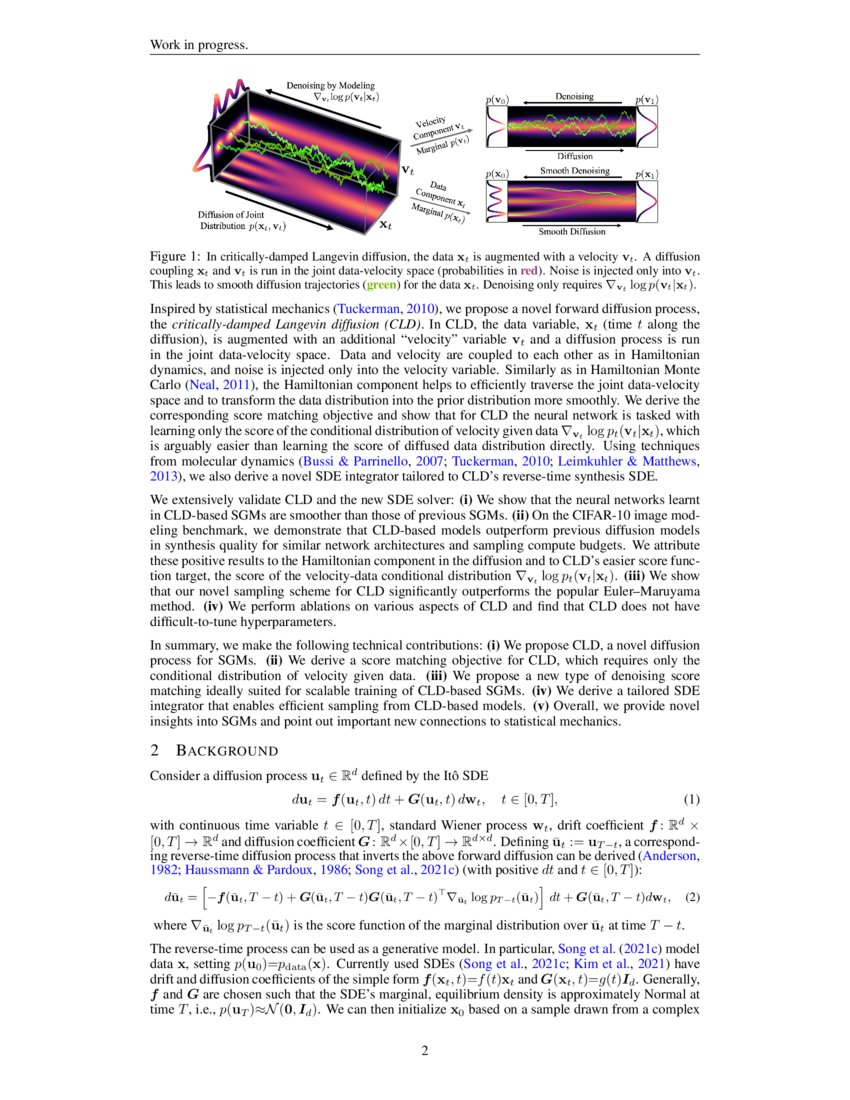 Score-Based Generative Modeling with Critically-Damped Langevin Diffusion | DeepAI