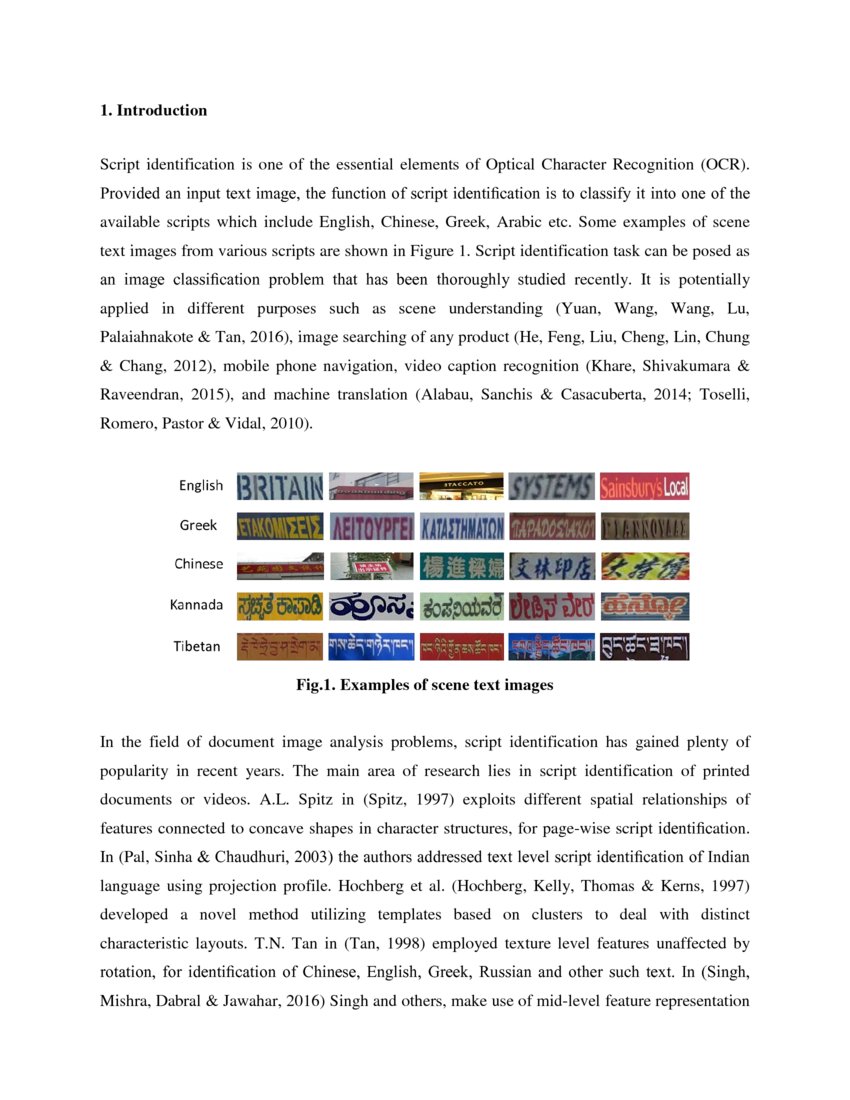 Script Identification In Natural Scene Image And Video Frame Using