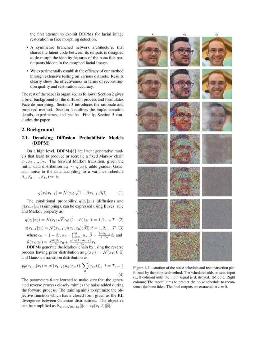 SDeMorph: Towards Better Facial De-morphing from Single Morph | DeepAI