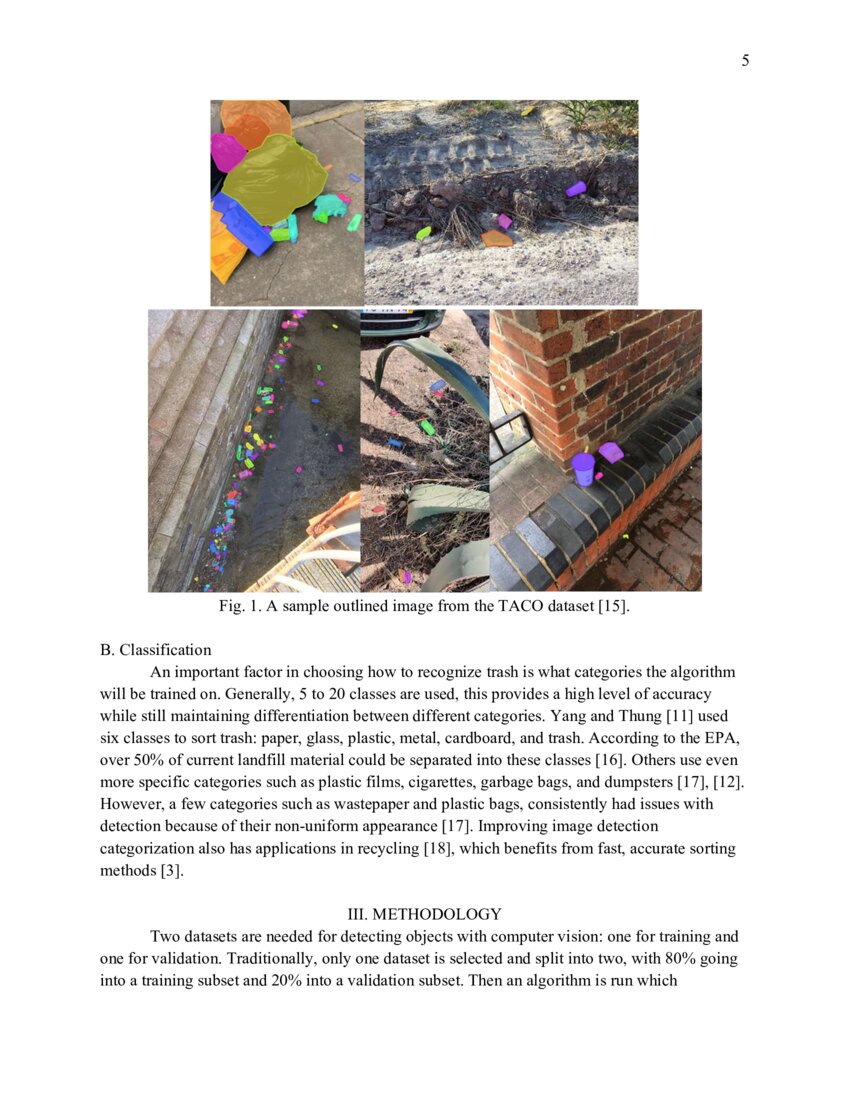 Searching for Uncollected Litter with Computer Vision | DeepAI