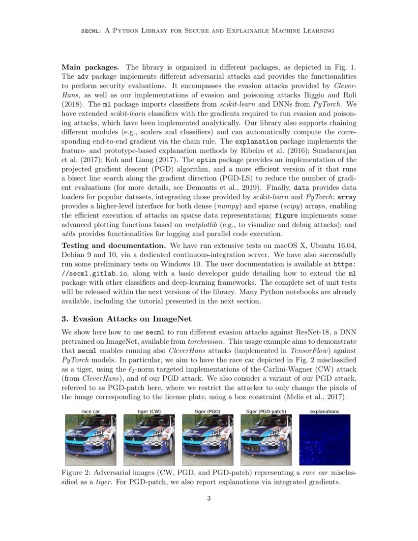 Secml A Python Library For Secure And Explainable Machine Learning 9168