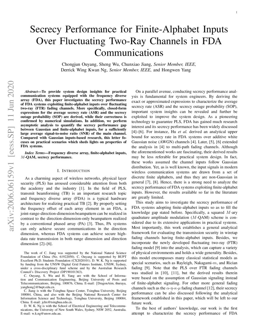Secrecy Performance For Finite Alphabet Inputs Over Fluctuating Two Ray