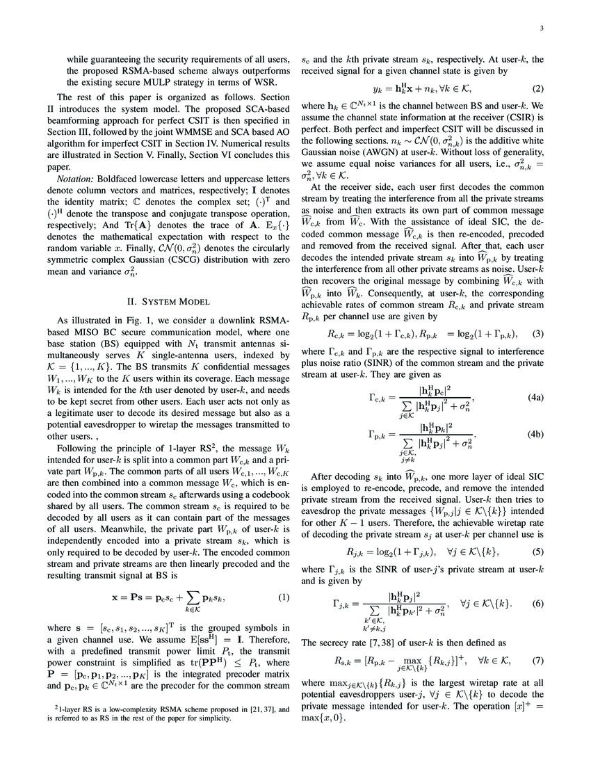 Secure Beamforming Design For Rate Splitting Multiple Access In Multi