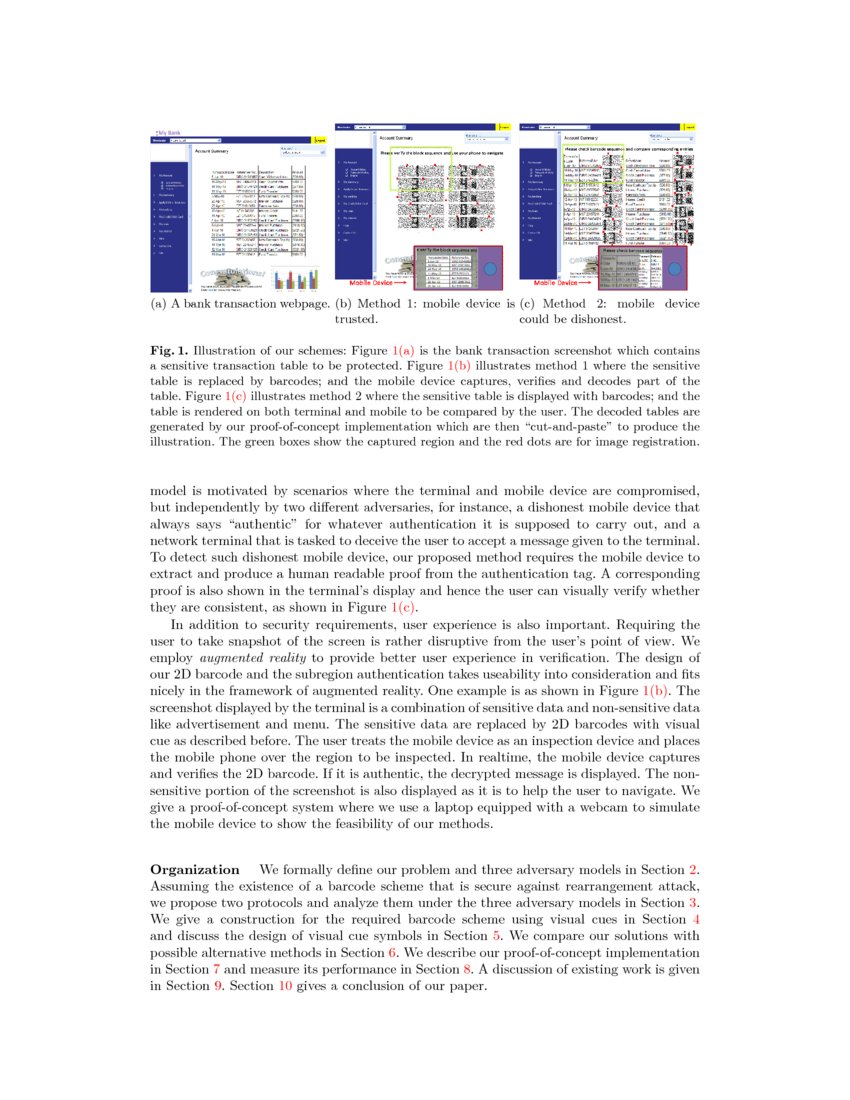 Securing Interactive Sessions Using Mobile Device through Visual ...