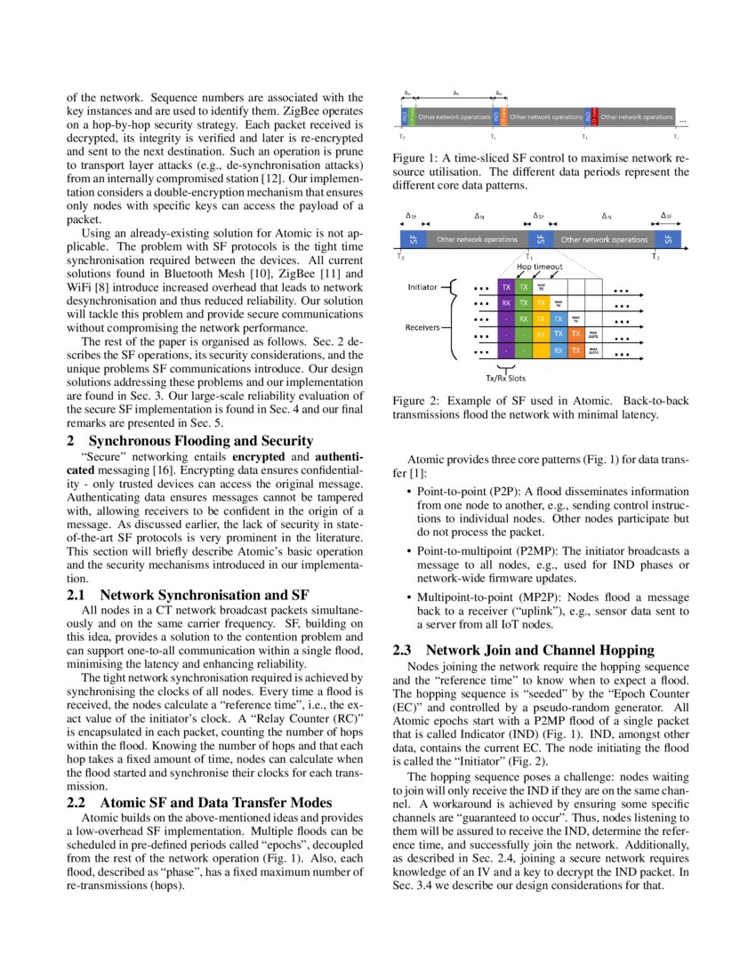 Securing Synchronous Flooding Communications An Atomic Sdn Implementation Deepai