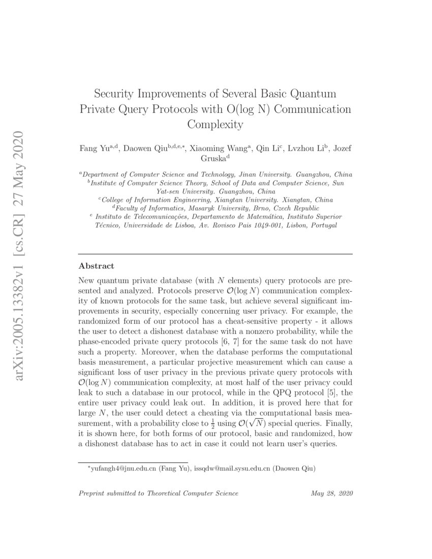 Security Improvements Of Several Basic Quantum Private Query Protocols With Olog N