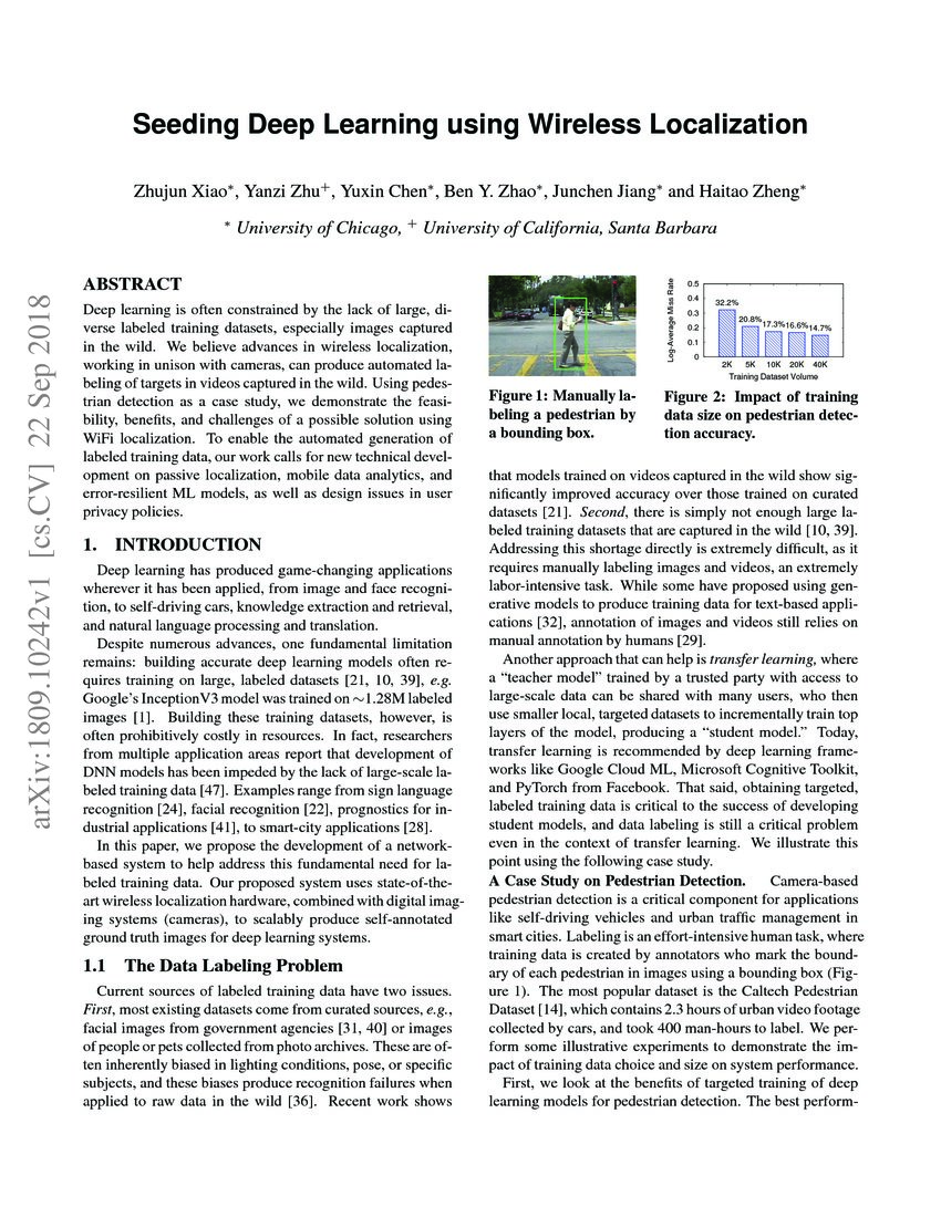 Seeding Deep Learning using Wireless Localization | DeepAI