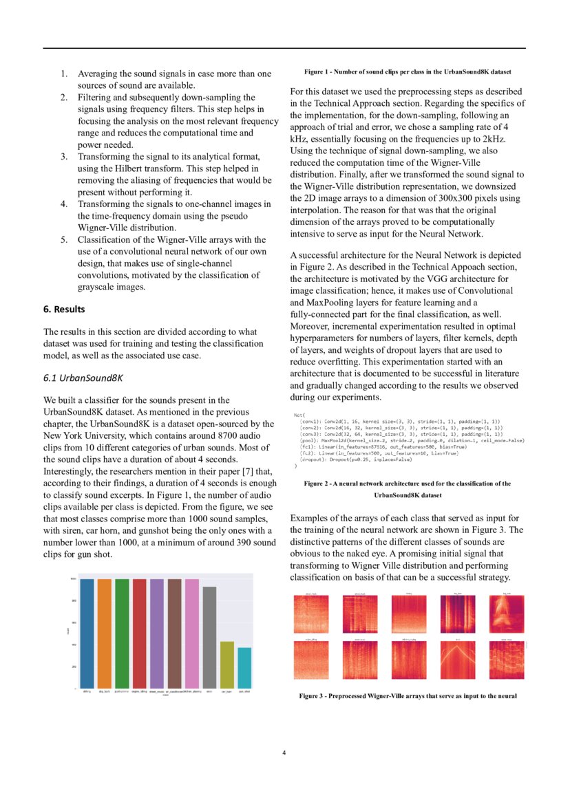 "Seeing Sound": Audio Classification with the Wigner-Wille Distribution and Convolutional Neural ...