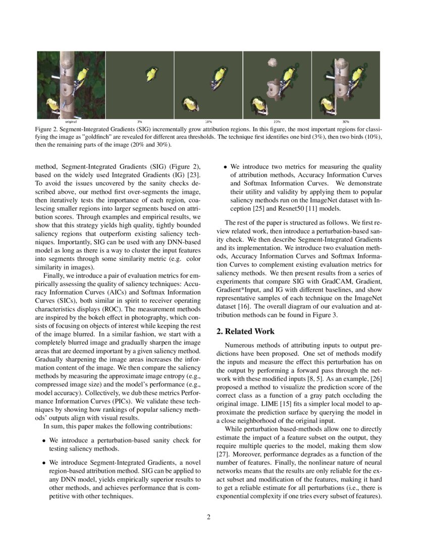 Segment Integrated Gradients: Better attributions through regions | DeepAI