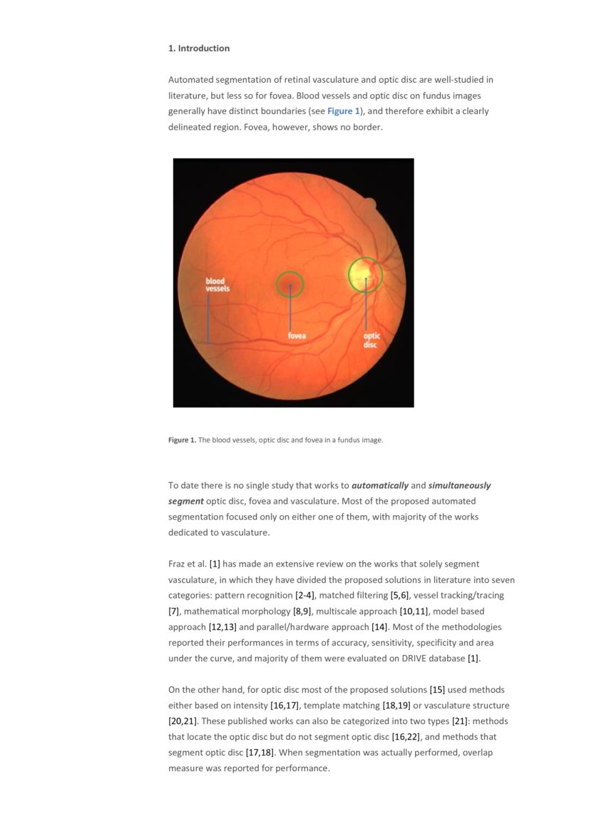 Segmentation Of Optic Disc Fovea And Retinal Vasculature Using A Single Convolutional Neural