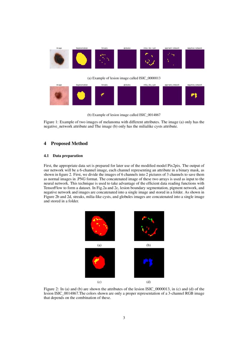 Segmentation Of Skin Lesions And Their Attributes Using Generative
