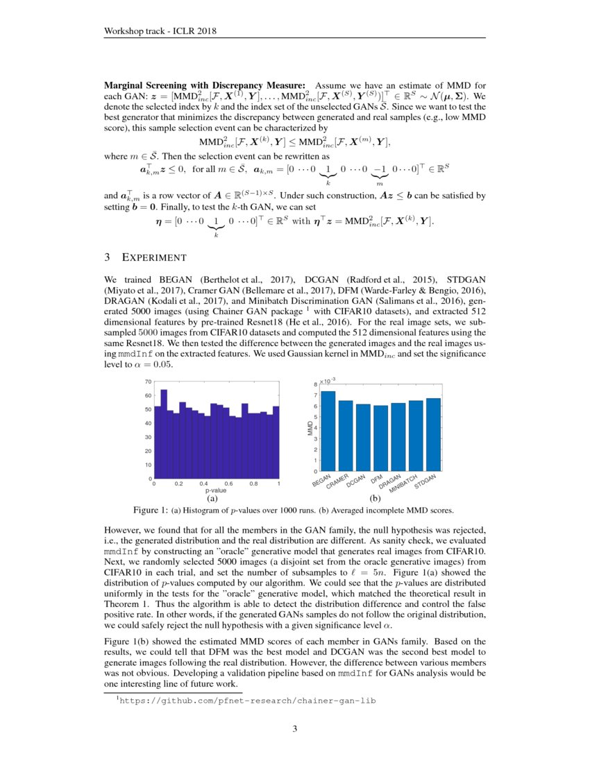 Selecting the Best in GANs Family: a Post Selection Inference Framework | DeepAI