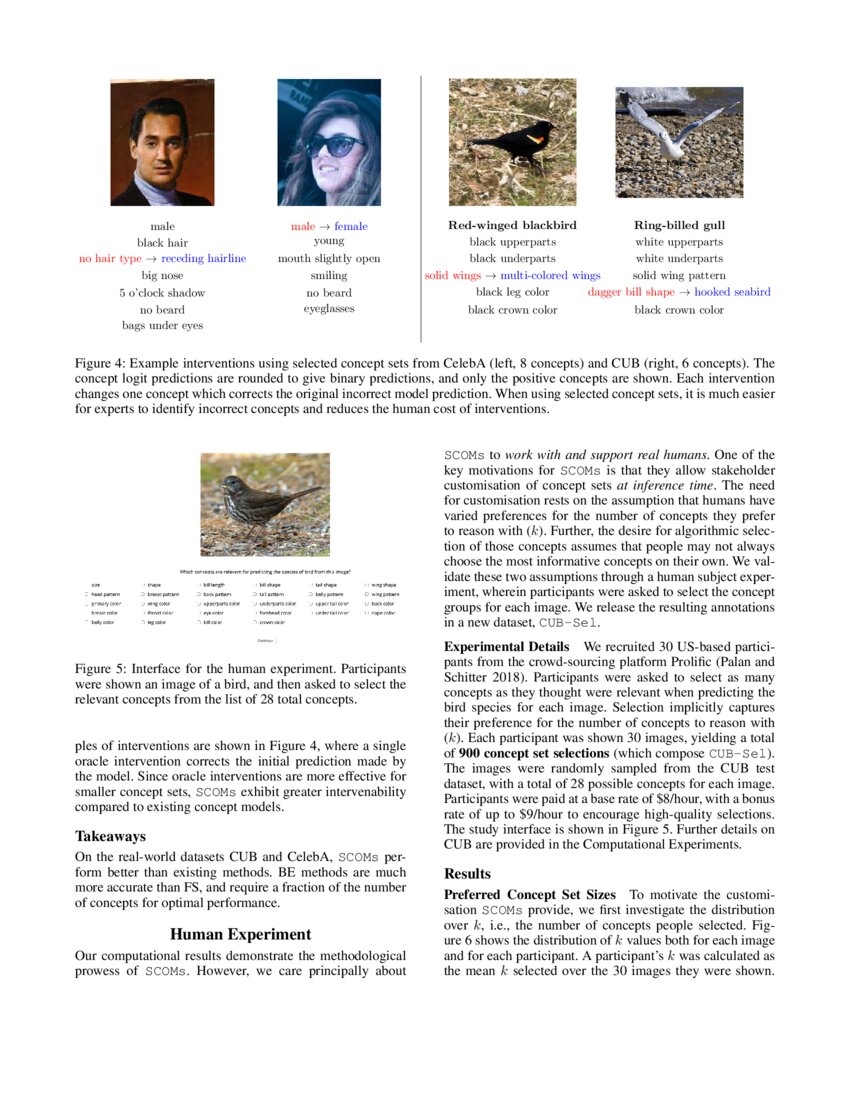 Selective Concept Models Permitting Stakeholder Customisation At Test Time Deepai