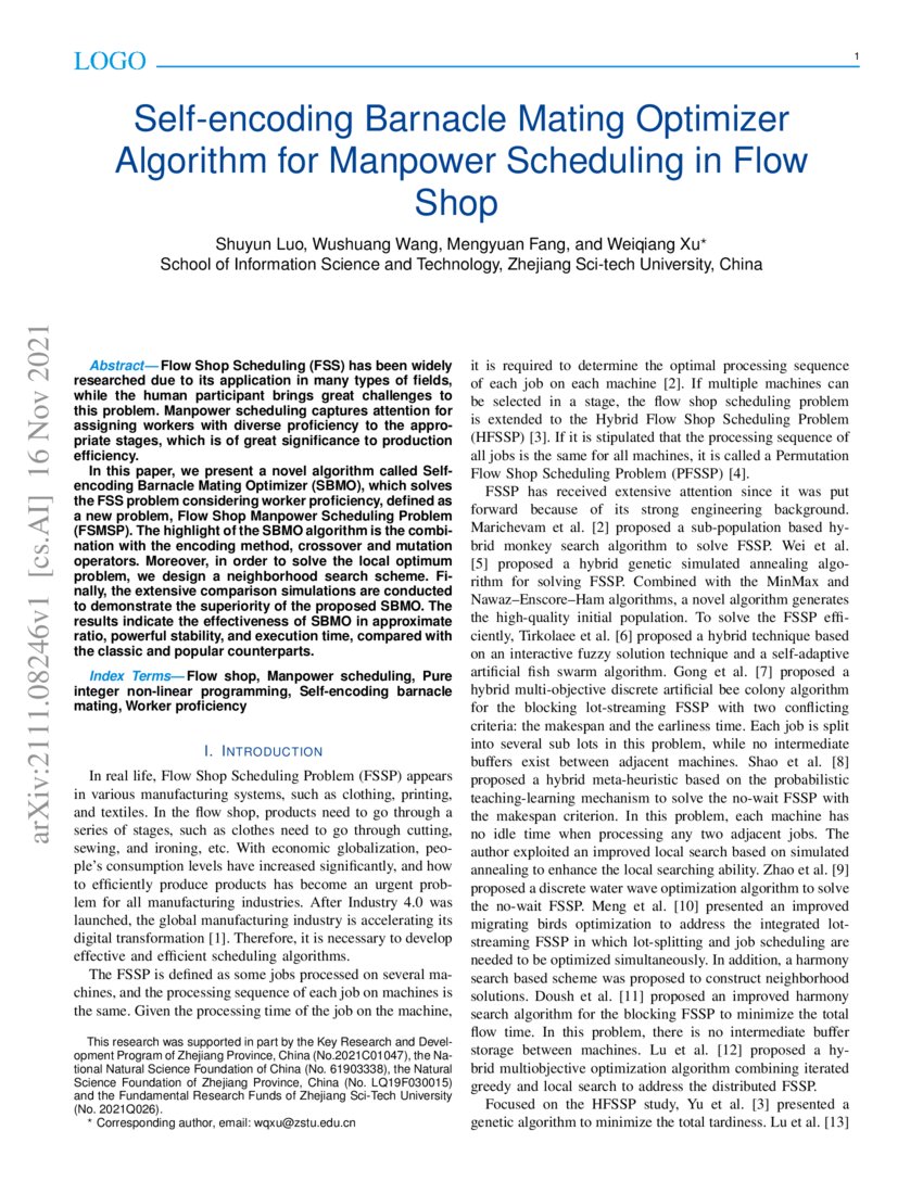 Self Encoding Barnacle Mating Optimizer Algorithm For Manpower