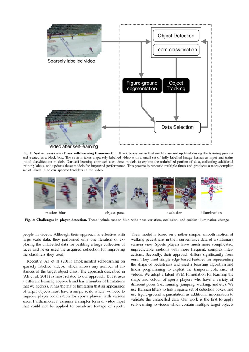 Self-Learning for Player Localization in Sports Video | DeepAI