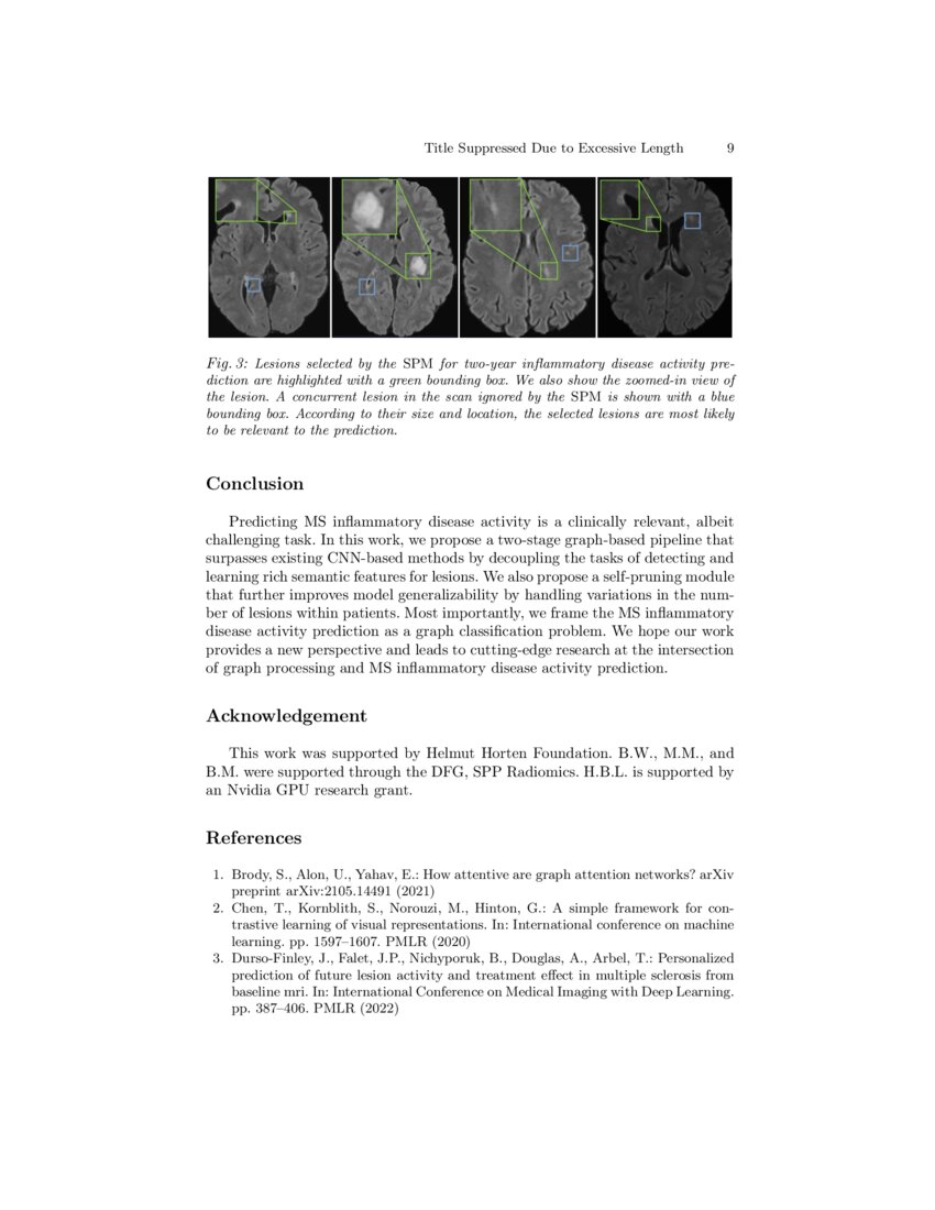 Self-pruning Graph Neural Network for Predicting Inflammatory Disease Activity in Multiple ...