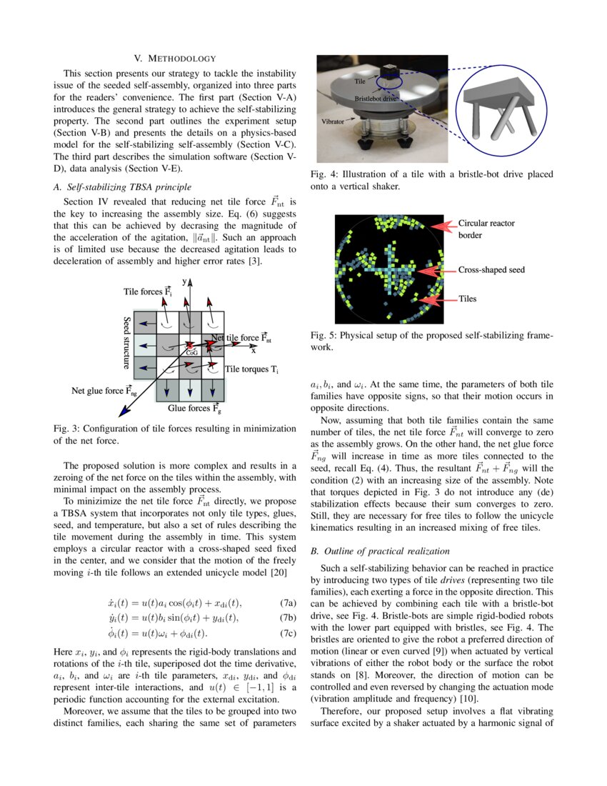 Self-Stabilizing Self-Assembly | DeepAI