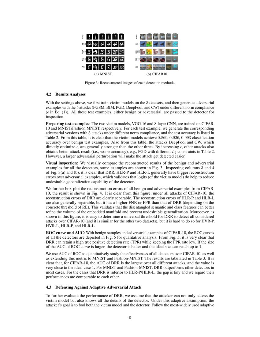 Self-Supervised Adversarial Example Detection by Disentangled Representation | DeepAI