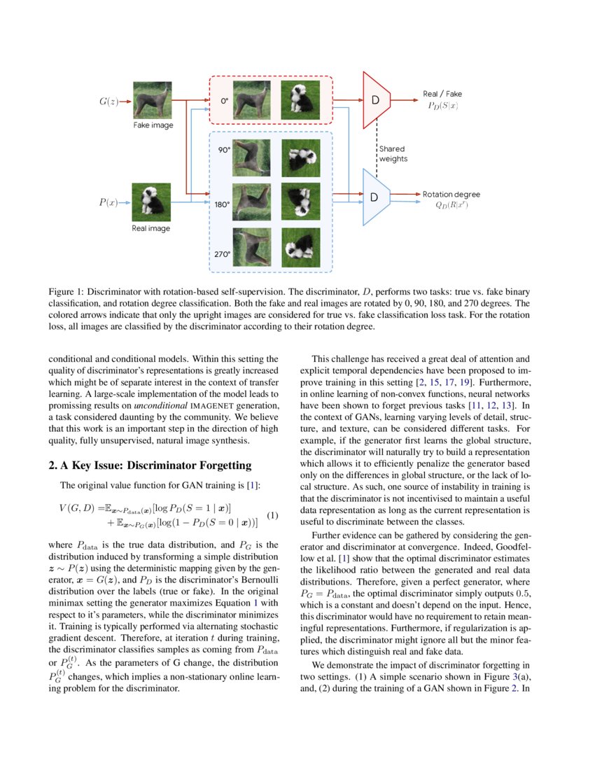 Self-Supervised Generative Adversarial Networks | DeepAI