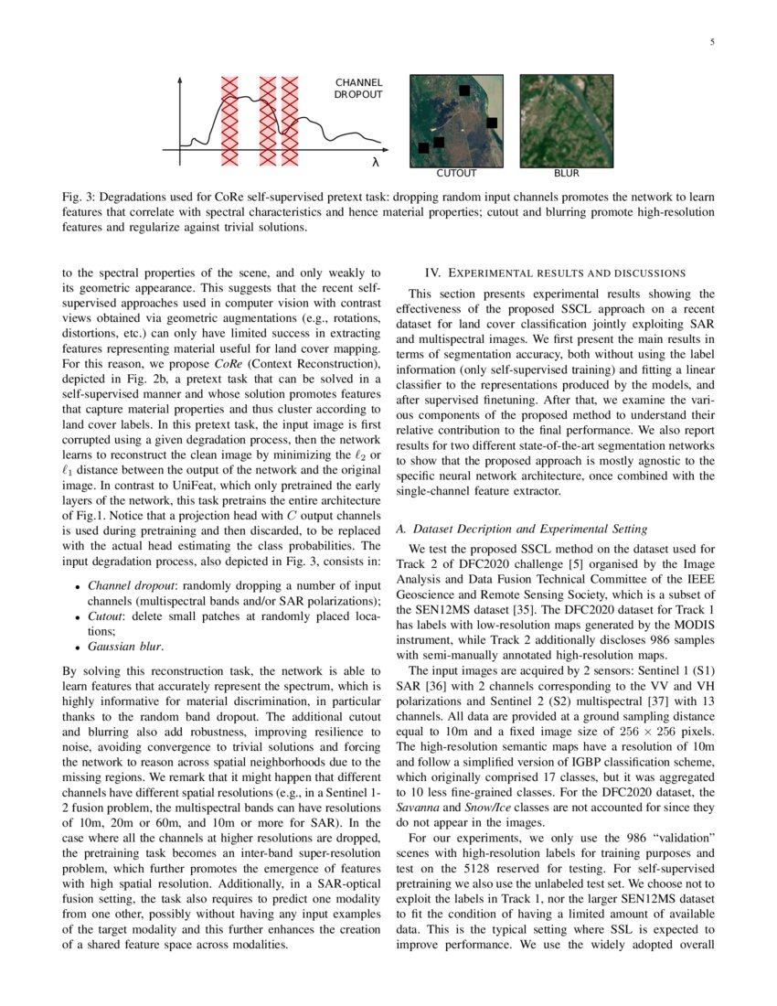 Self-supervised learning for joint SAR and multispectral land cover classification | DeepAI