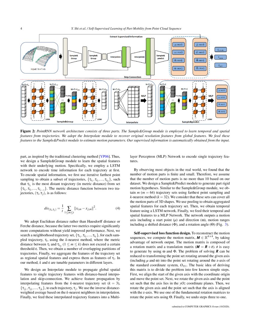 Self-Supervised Learning of Part Mobility from Point Cloud Sequence | DeepAI