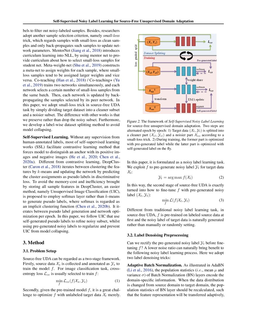 Self Supervised Noisy Label Learning For Source Free Unsupervised Domain Adaptation Deepai