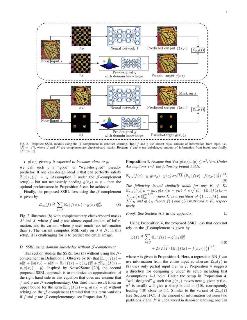 Self-supervised regression learning using domain knowledge: Applications to improving self ...