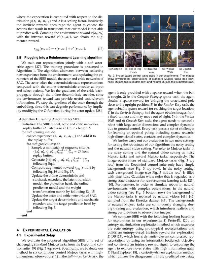 Self Supervised Sequential Information Bottleneck For Robust Exploration In Deep Reinforcement
