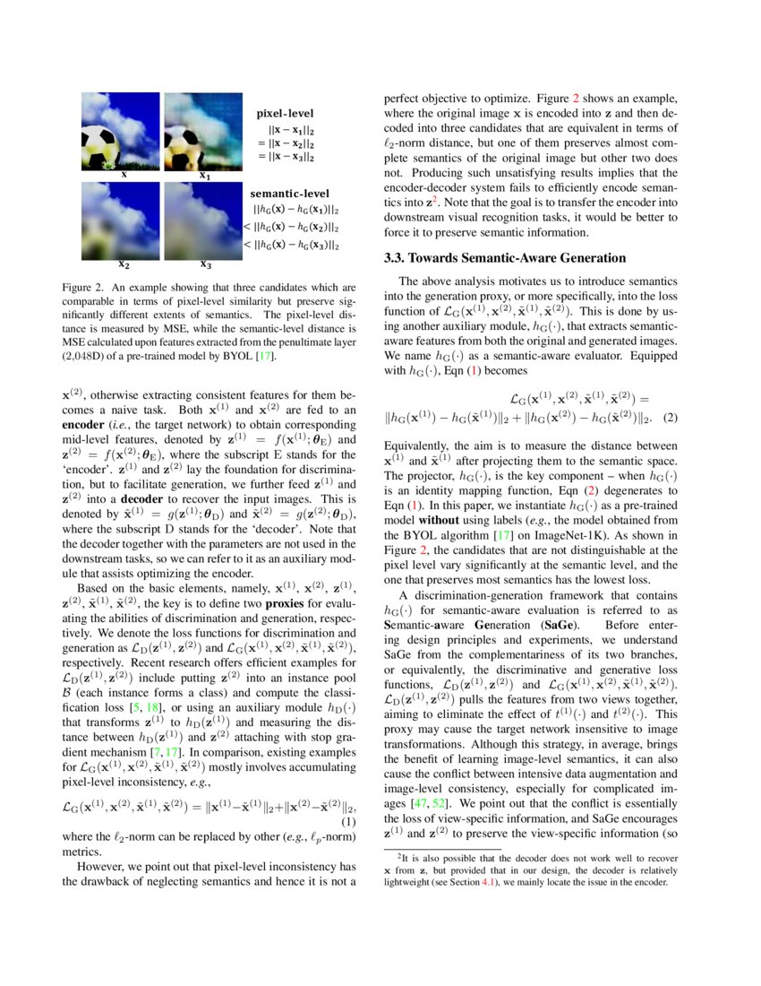 Semantic Aware Generation For Self Supervised Visual Representation Learning Deepai