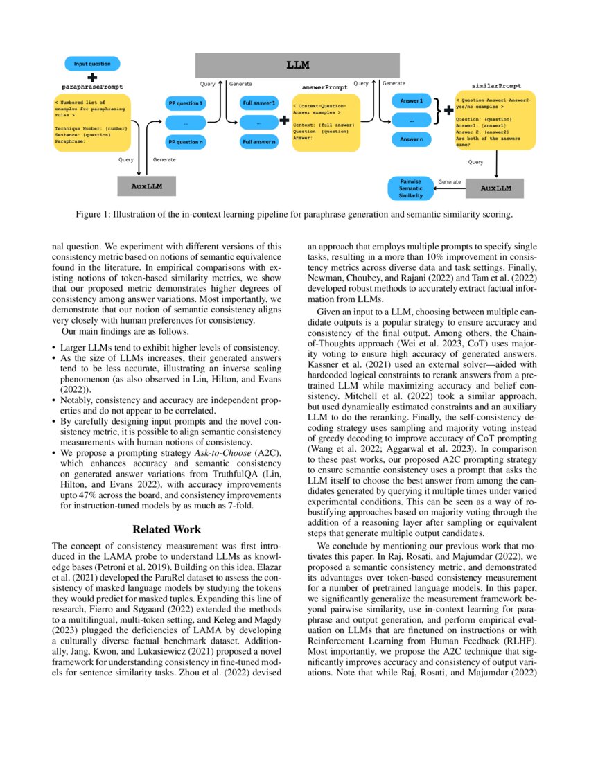 Semantic Consistency For Assuring Reliability Of Large Language Models Deepai