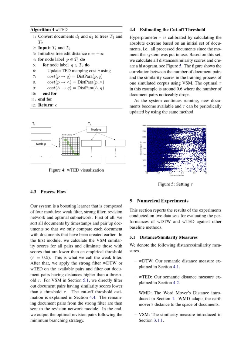 Semantic Document Distance Measures and Unsupervised Document Revision ...