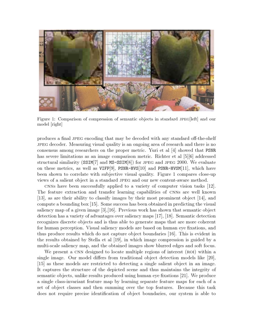 Semantic Perceptual Image Compression using Deep Convolution Networks | DeepAI