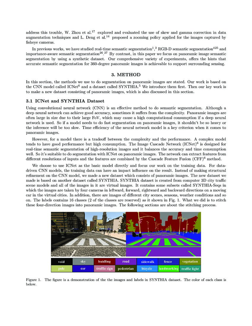 Semantic Segmentation of Panoramic Images Using a Synthetic Dataset ...
