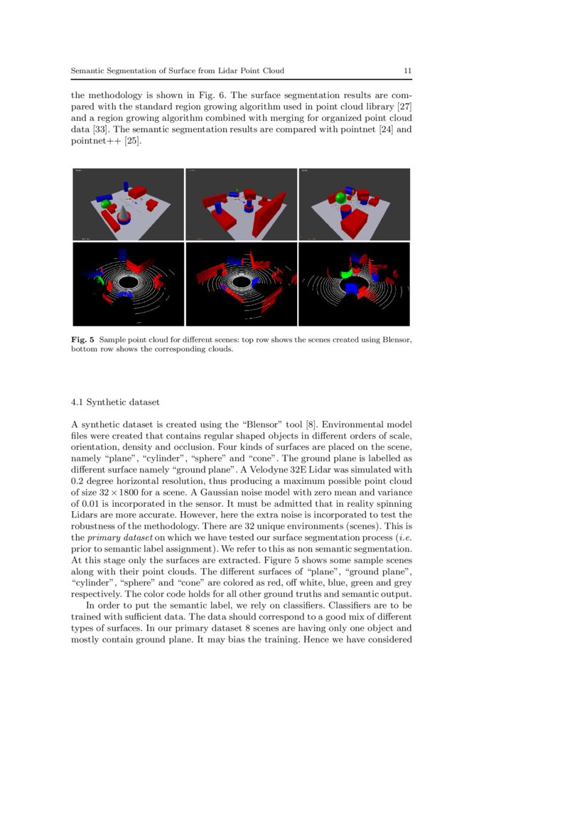 Semantic Segmentation of Surface from Lidar Point Cloud | DeepAI