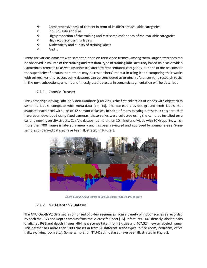Semantic Video Segmentation: A Review on Recent Approaches | DeepAI
