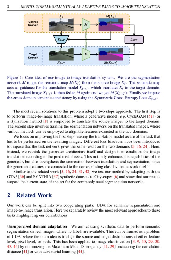 Semantically Adaptive Image-to-image Translation for Domain Adaptation ...