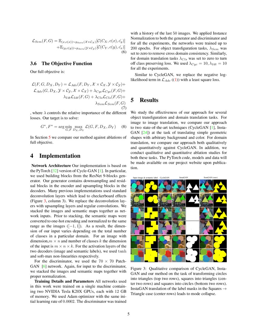 Semantics-Aware Image to Image Translation and Domain Transfer | DeepAI