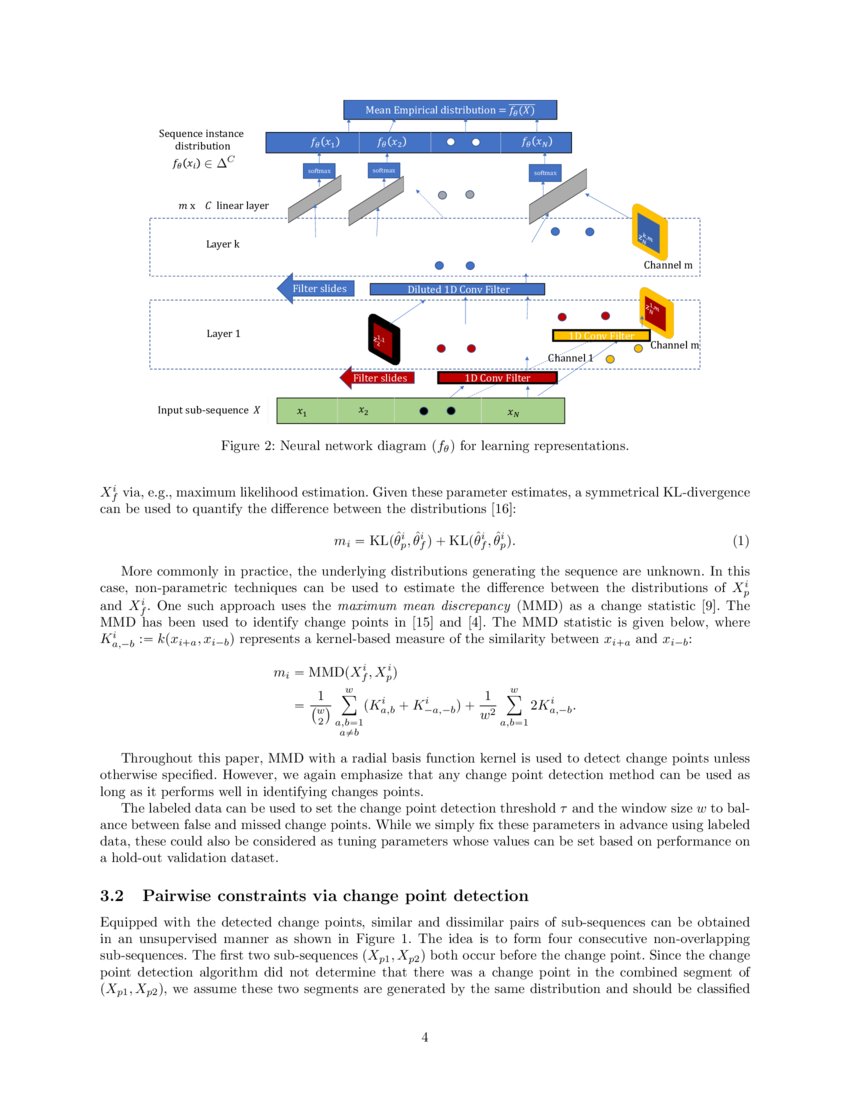 Semi-supervised sequence classification through change point detection | DeepAI
