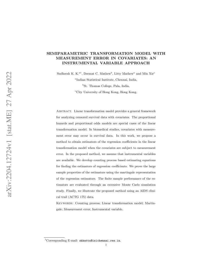 Semiparametric Transformation Model With Measurement Error In Covariates An Instrumental