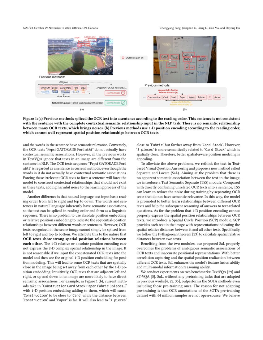 Separate and Locate: Rethink the Text in Text-based Visual Question Answering | DeepAI